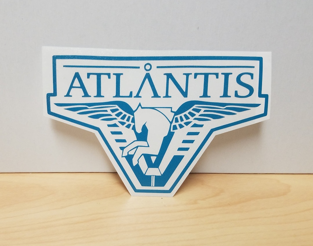 Atlantis Vinyl Sticker / Vinyl Decal / Stargate Atlantis / Laptop Decal ...