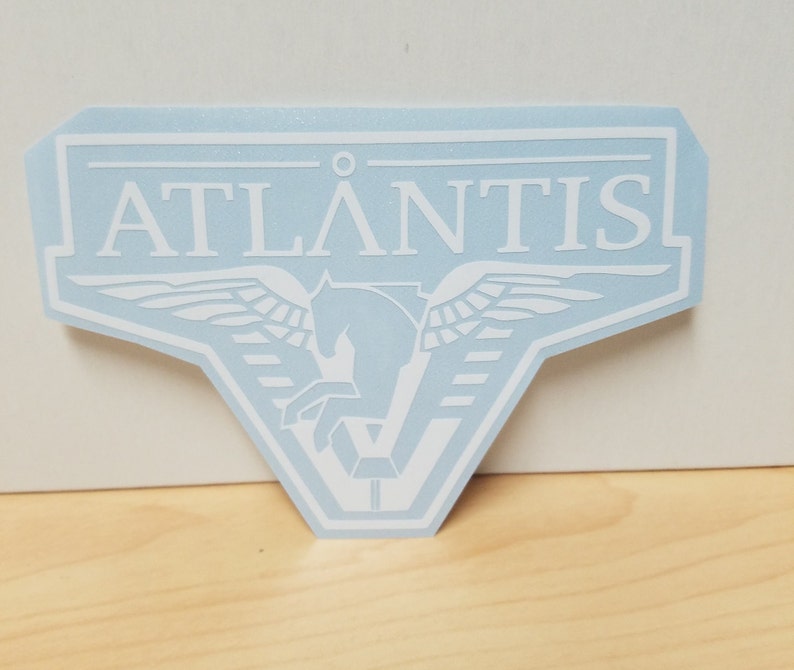 Atlantis Vinyl Sticker / Vinyl Decal / Stargate Atlantis / | Etsy