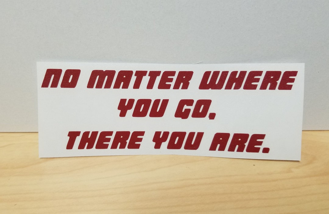 Buckaroo Banzai Vinyl Sticker / Vinyl Decal / Banzai Quotes / Laptop ...