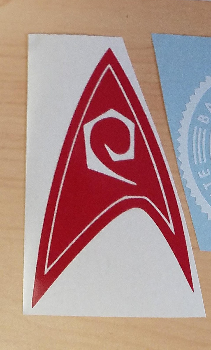 Star Trek Vinyl Sticker / Vinyl Decal / Laptop Decal / Water - Etsy