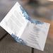 Blue Rose Funeral Program Template for Women, Celebrating the Life of ...