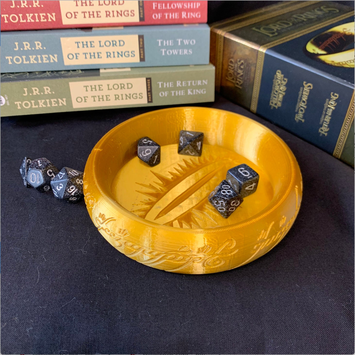 Lord of the Rings Dice Bowl - Etsy