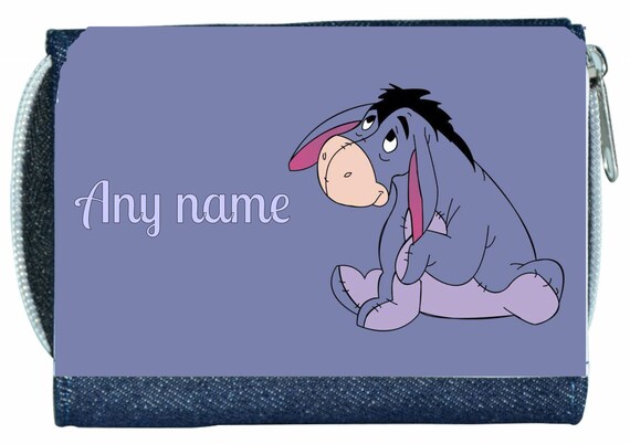 Personalised Denim Purse With Eeyore Style Design Choice of | Etsy