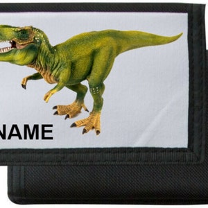Personalised Dinosaur Wallet Available in Black/pink/blue/red - Etsy