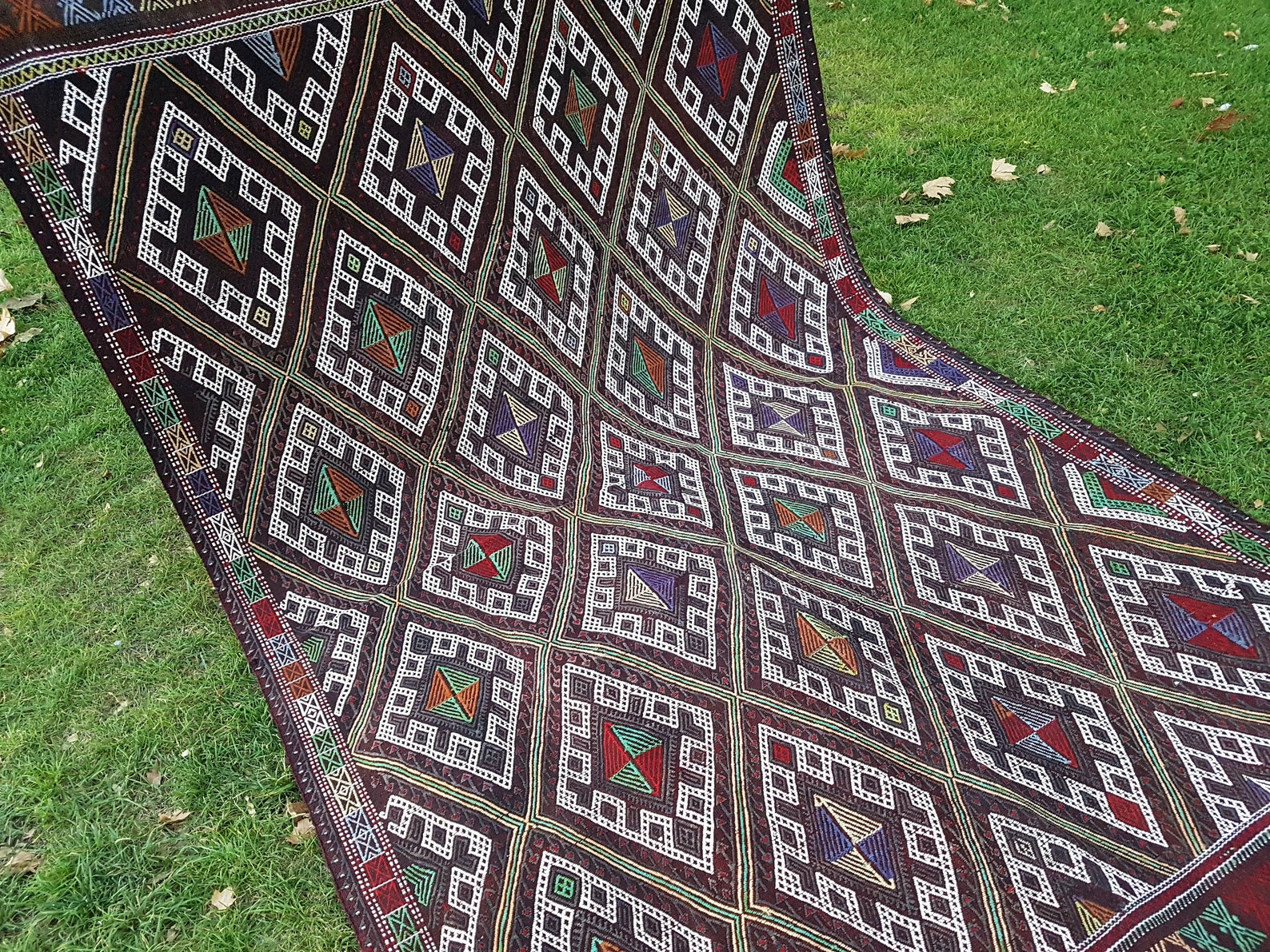 Dark Color Rug Vintage Modern Style for Kids Room Living - Etsy