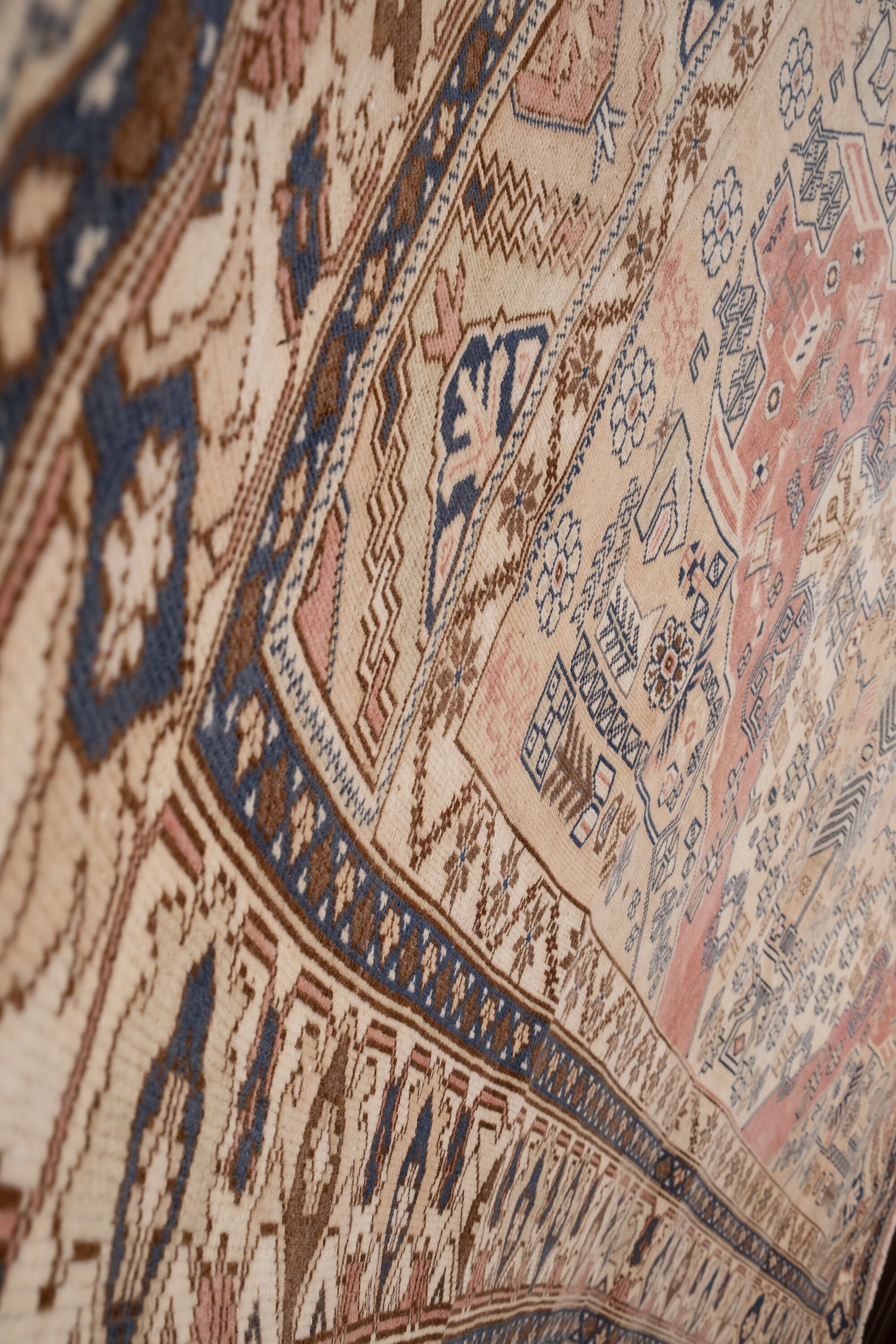 Vintage Turkish Rug Decorative Handmade with % 100 soft | Etsy