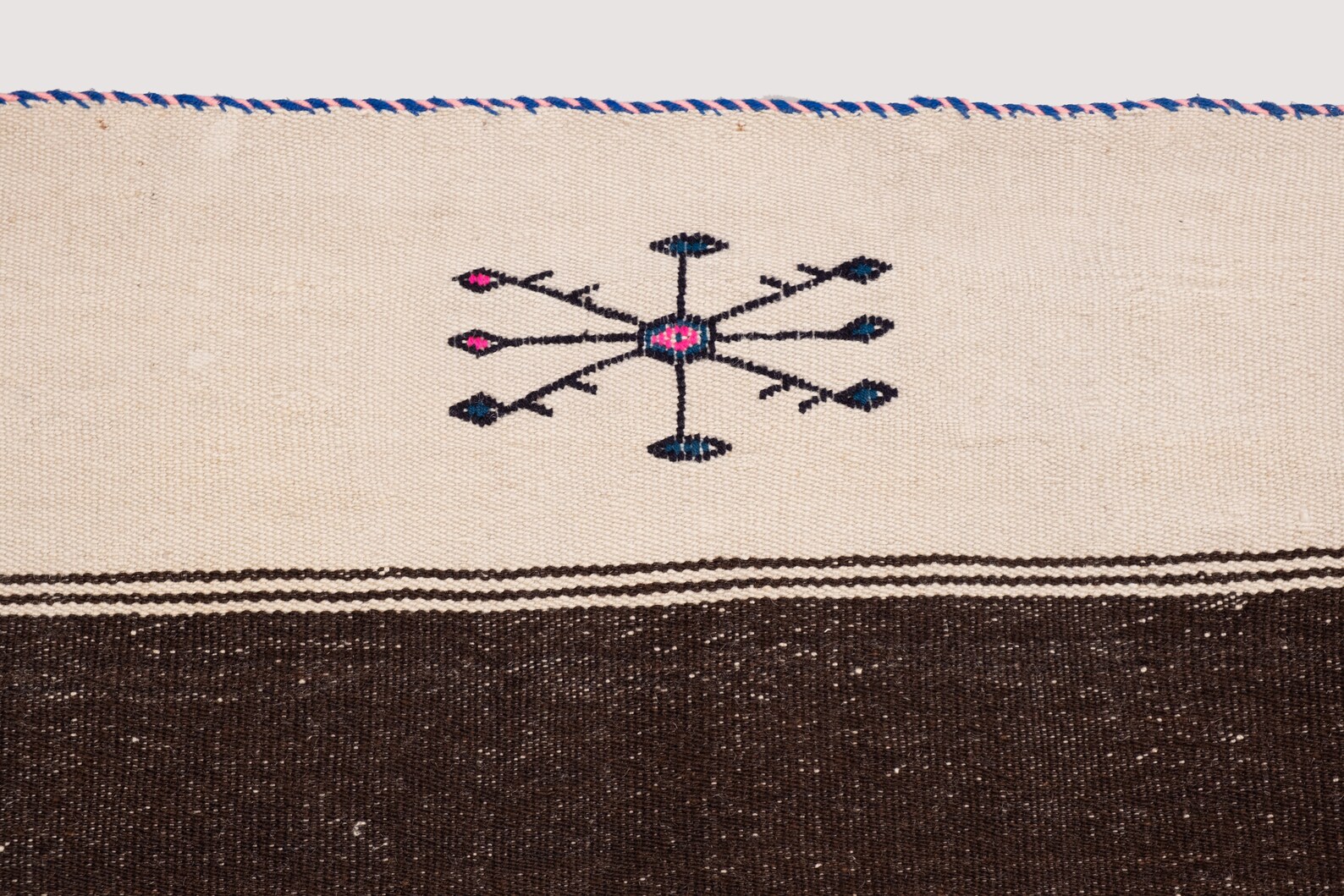 Handwoven Wool Kilim, Interior Design Rustic Stripe Kilim Rug, Vintage ...