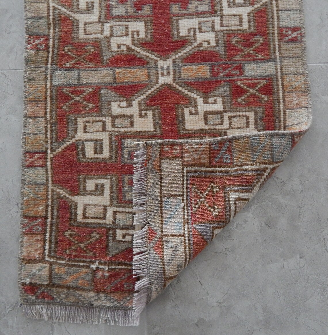 Pastel Soft Colors Rug Southwest Wool Rug Small Oriental - Etsy