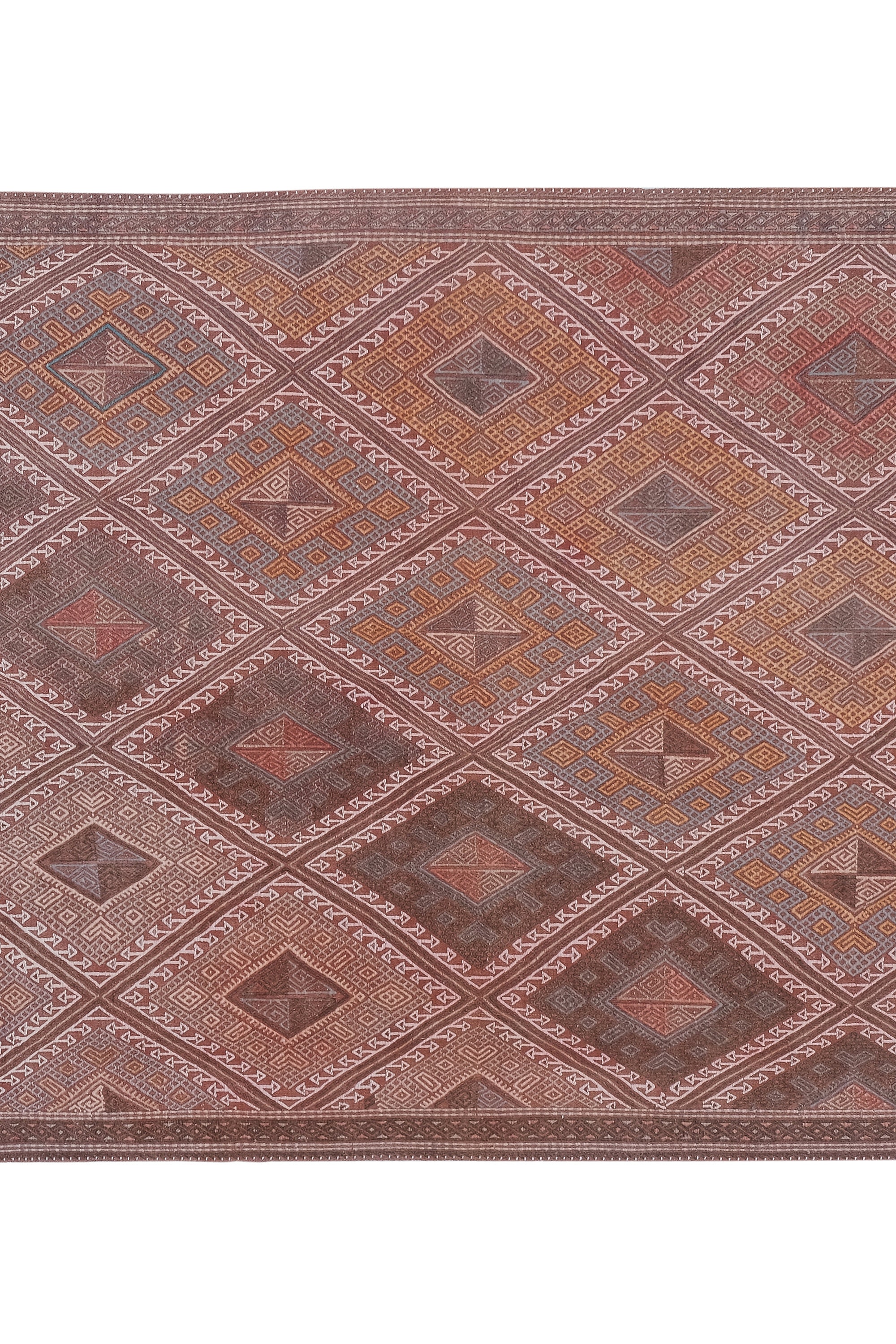 Handwoven Diamond Pattern Kilim Rug Turkish Mid Century Full - Etsy