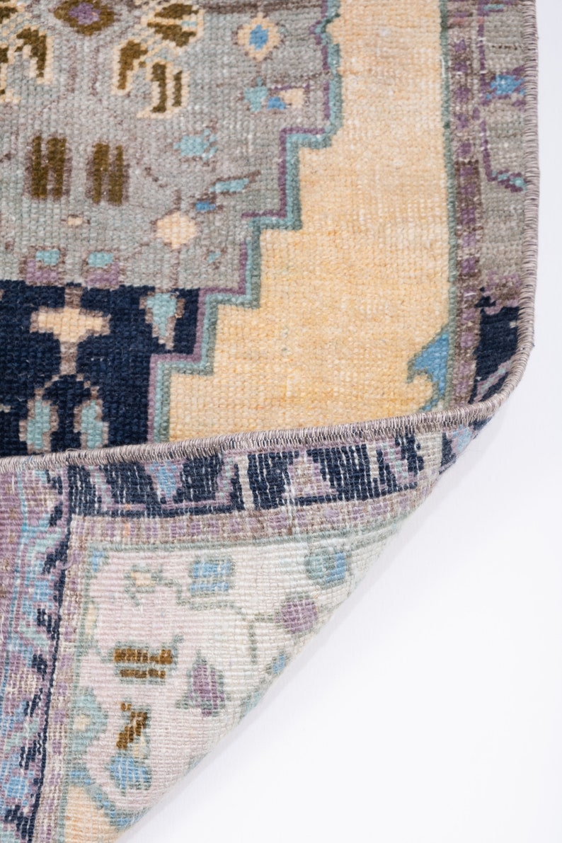 Soft Color Pair of Small Turkish Rugs, Traditional Handwoven Oushak ...