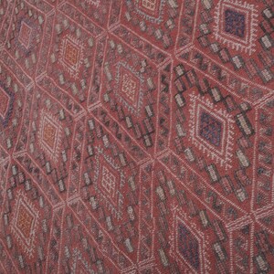 Vintage Hand Embroidered Diamond Pattern Soft Warm Colors Wall - Etsy