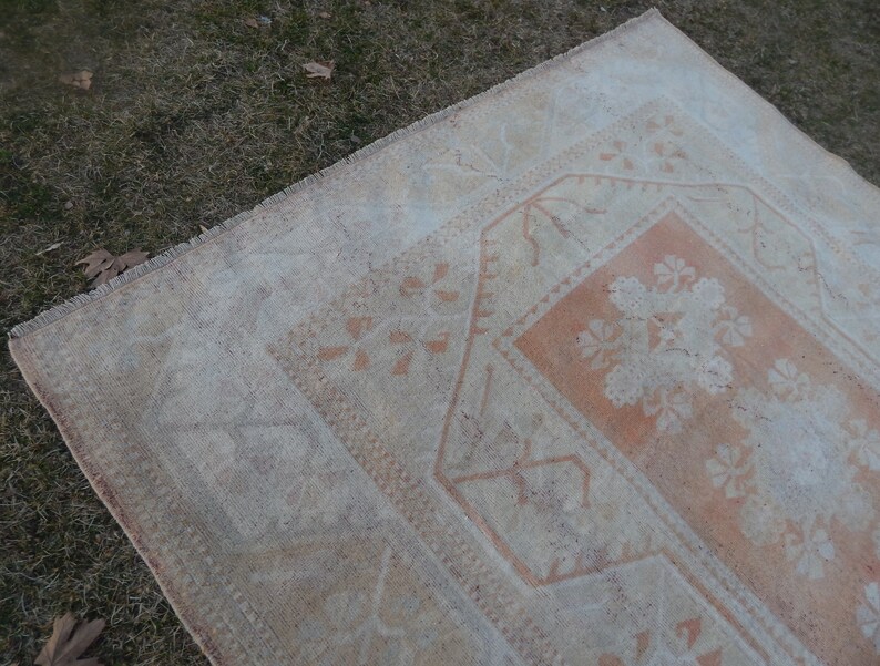 Vintage Faded Pale Colors Rug for Home and Nursery Decor Low - Etsy