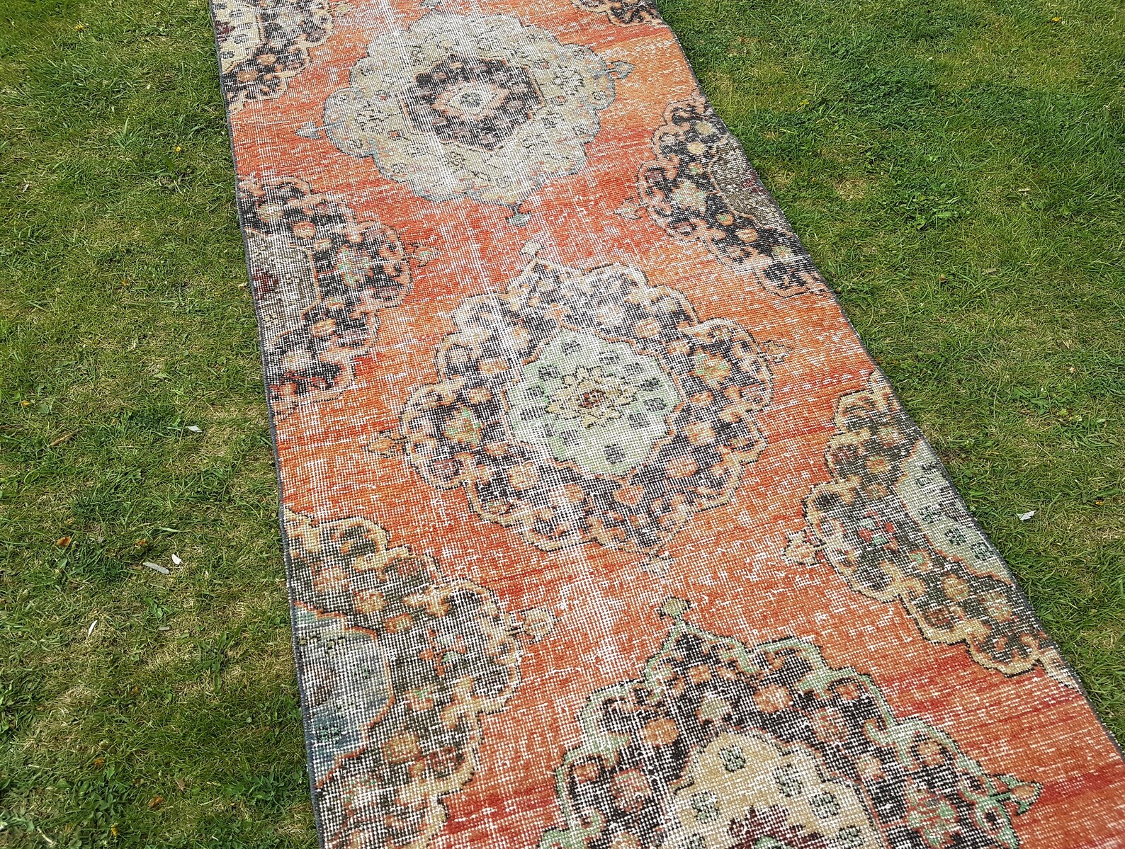 Hall Runner Rug Wool Corridor Rug Flatweave Runner Rug Boho | Etsy