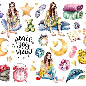 200 Good Night Printable Stickers, COMMERCIAL USE, PNG, Digital ...