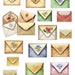 Vintage Envelopes Printable Bundle, Scrapbooking, Printable Stickers ...