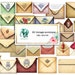 Vintage Envelopes Printable Bundle, Scrapbooking, Printable Stickers ...