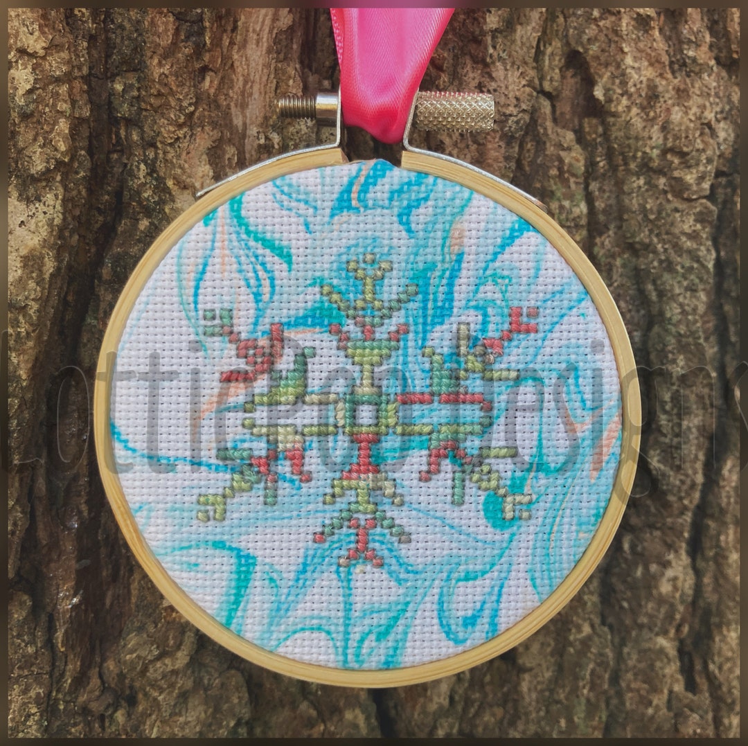 Mini Snowflake Cross Stitch Pattern - Etsy