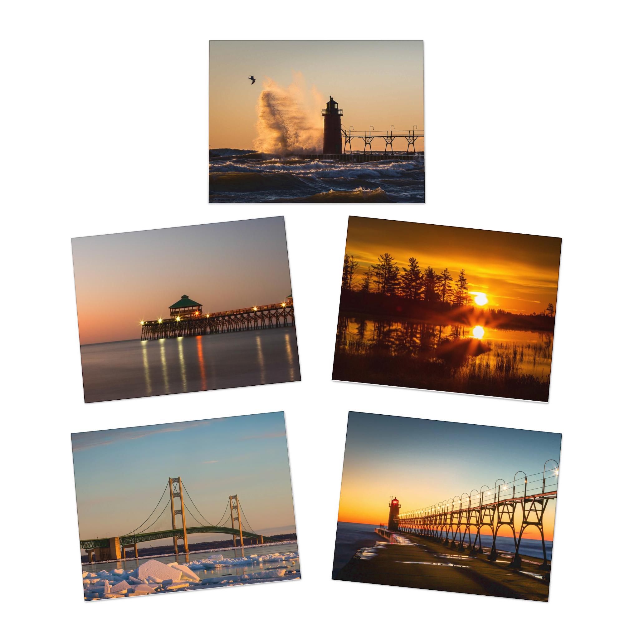 Multi-design Greeting Cards (5-pack) - Etsy