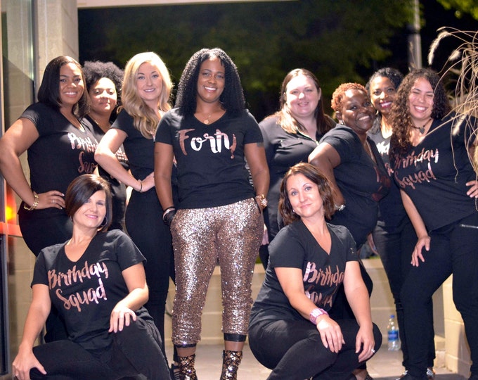 40 Birthday Shirt, 40th Fierce Fabulous Shirt, 40th Birthday Party Crew ...
