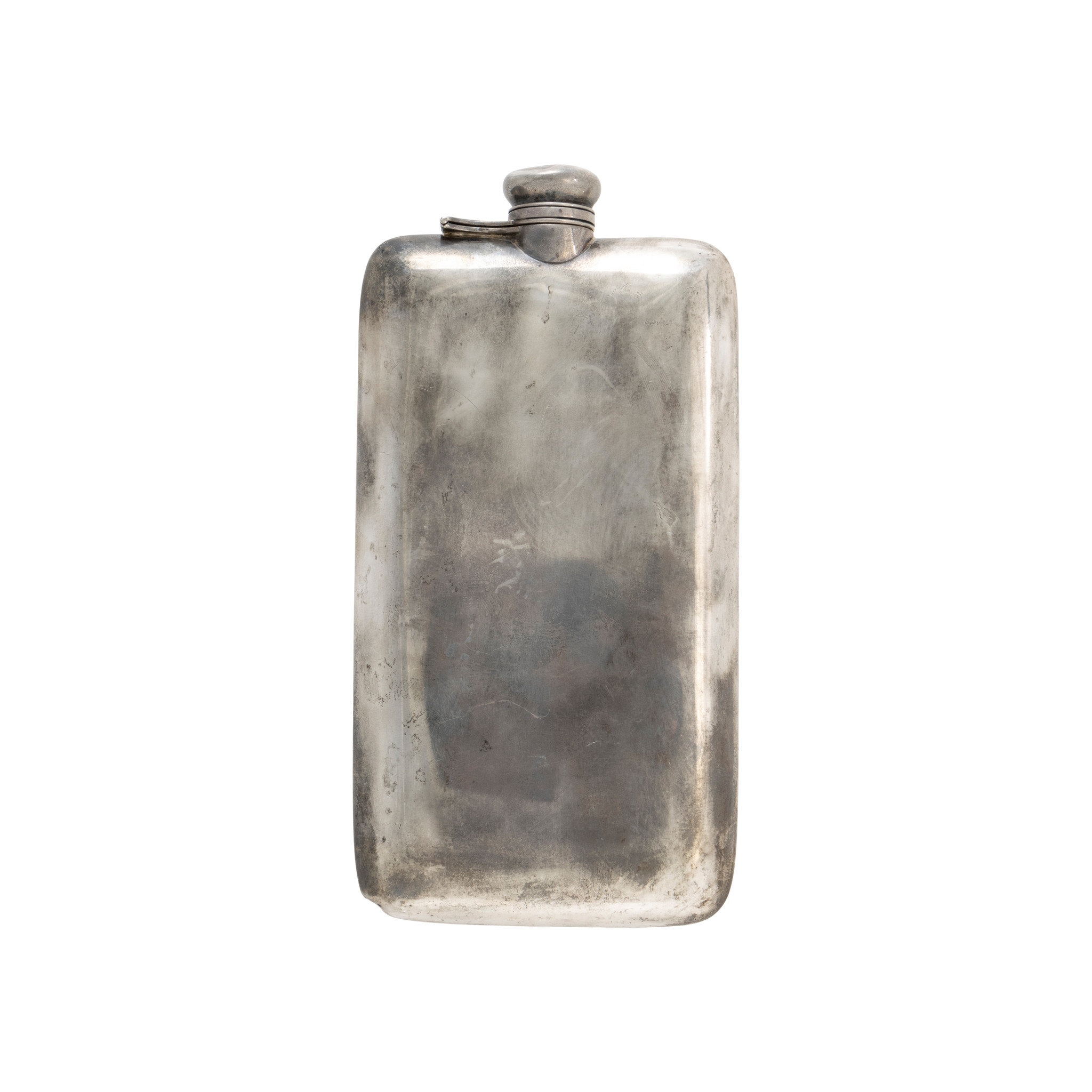 Antique 19th Century Solid Sterling Silver Scotch Flask - Etsy