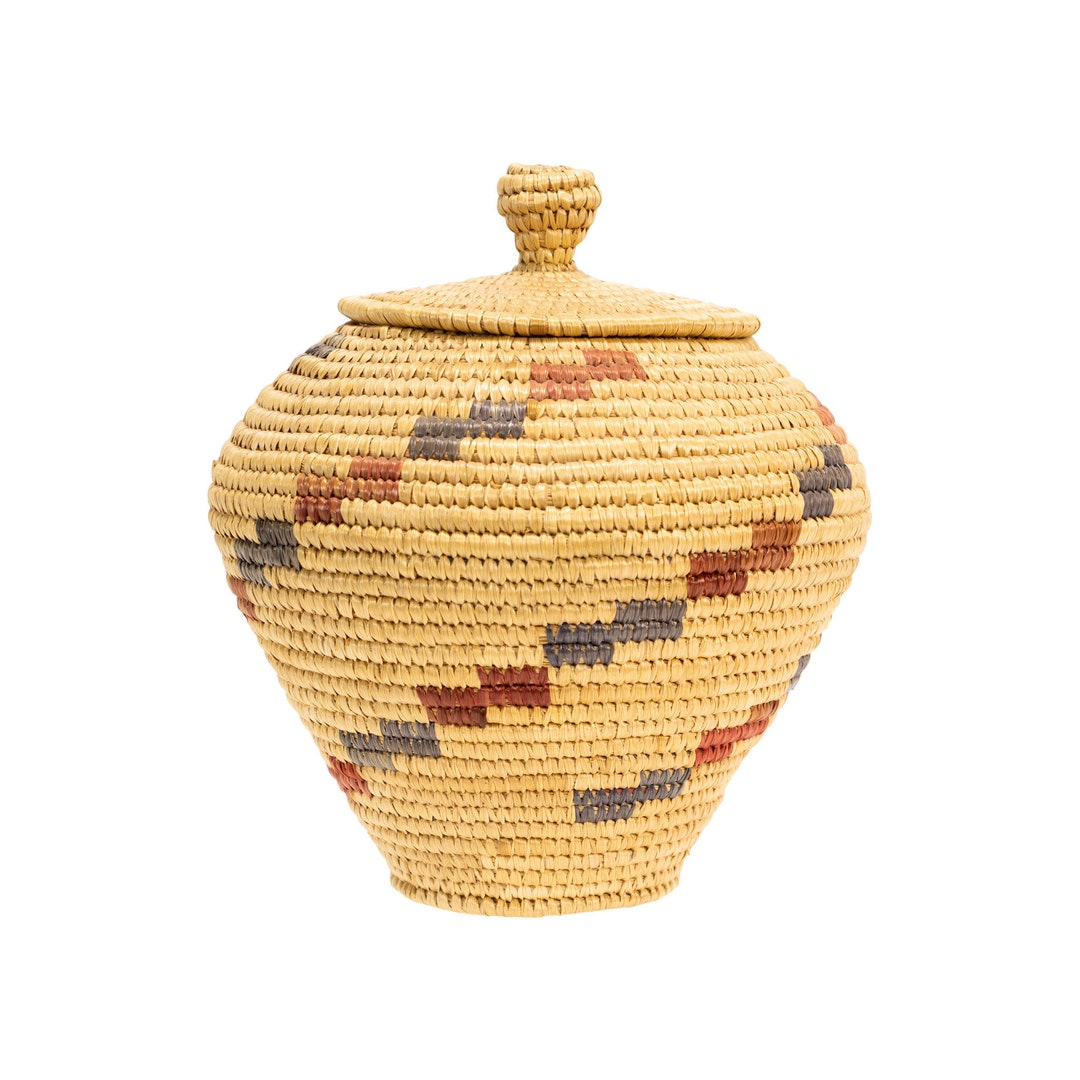 Native American Inuit Lidded Basket - Etsy