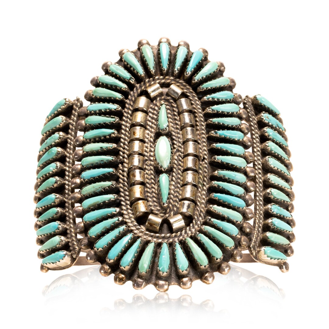 Zuni Turquoise Bracelet - Etsy