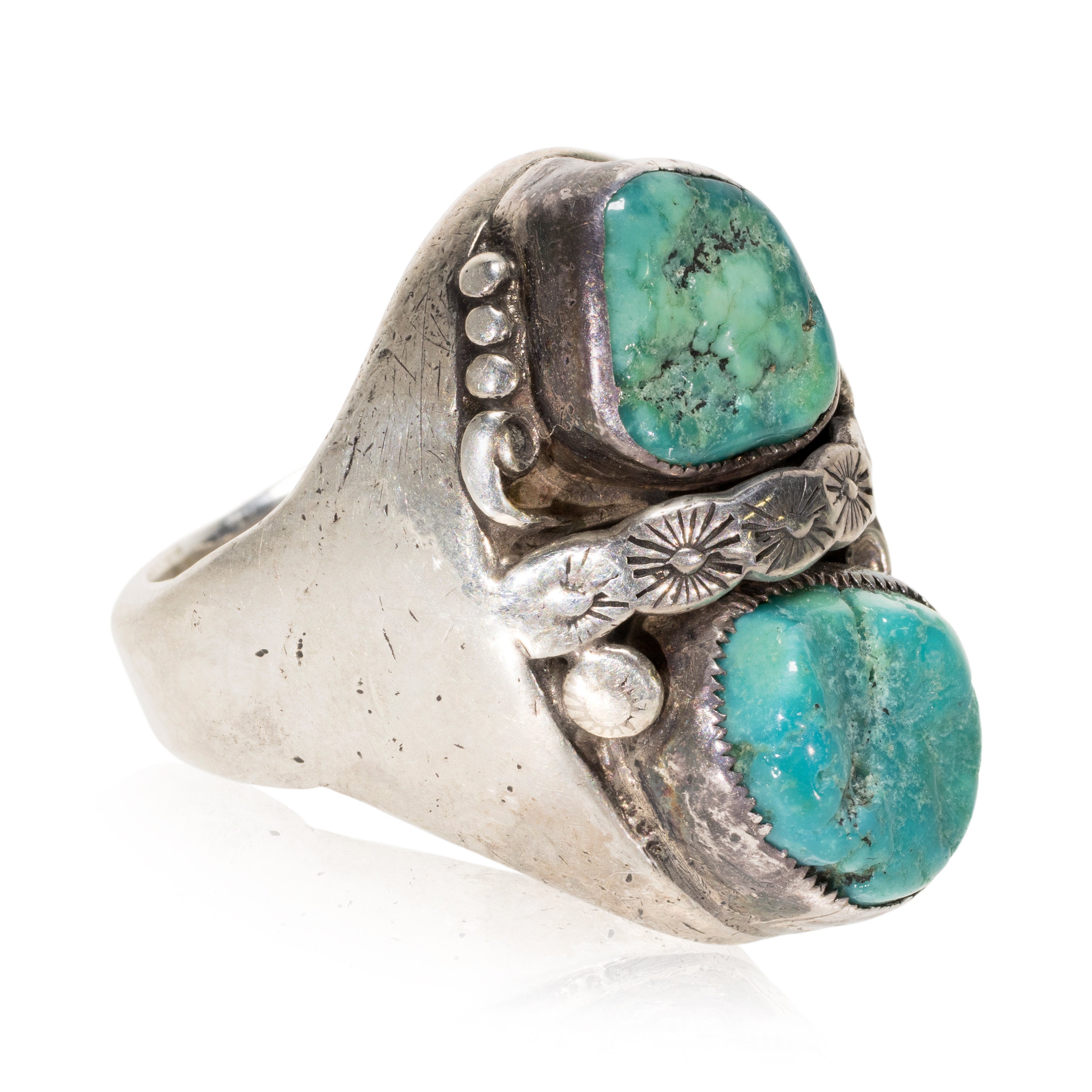 Navajo Cerrillos Turquoise Ring - Etsy