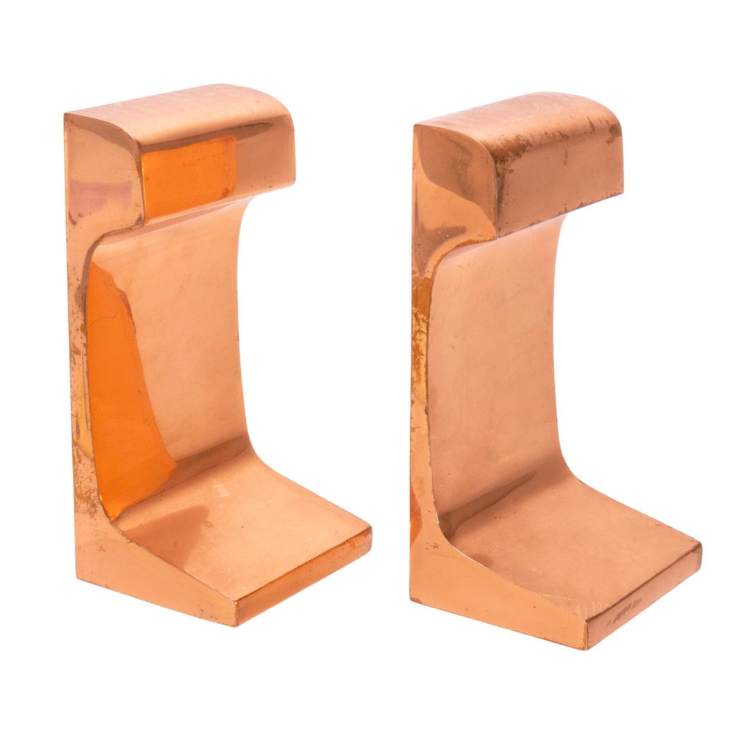 Mid-century Modern Railroad Bookends - Etsy