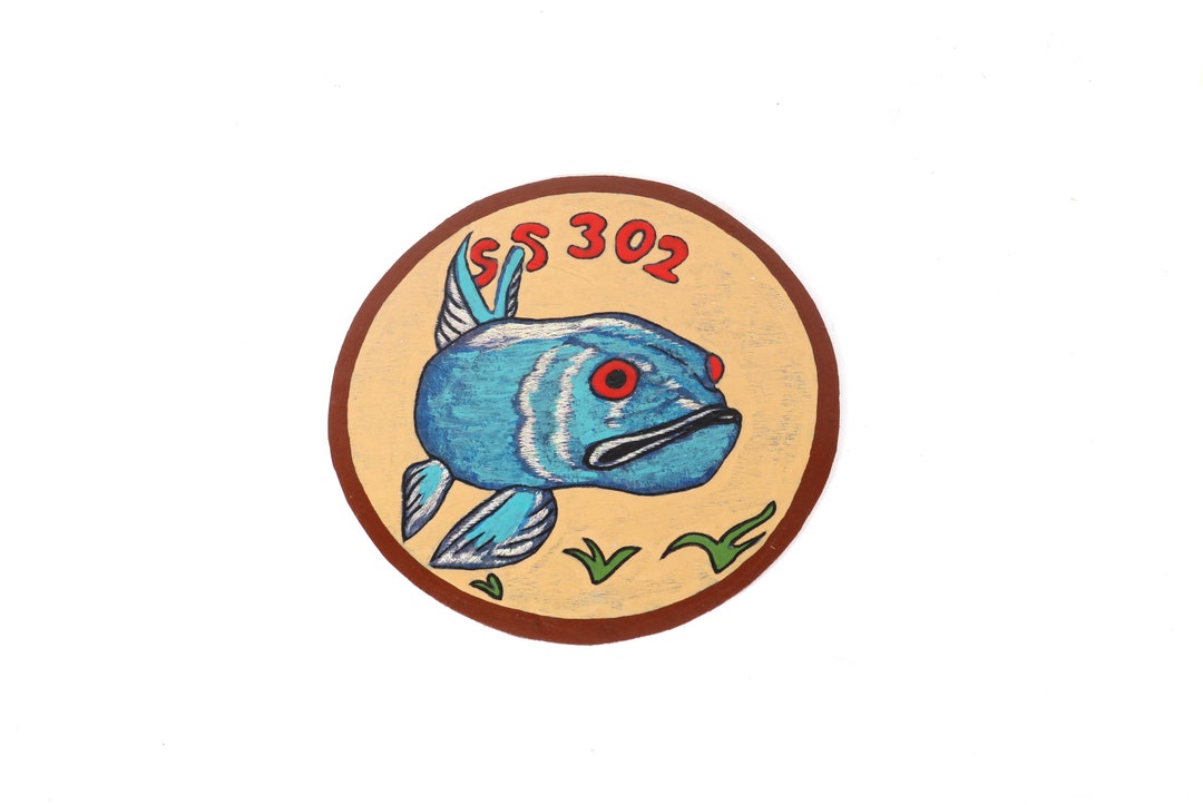 USS Sabalo SS302 Vintage Leather Patch - Etsy