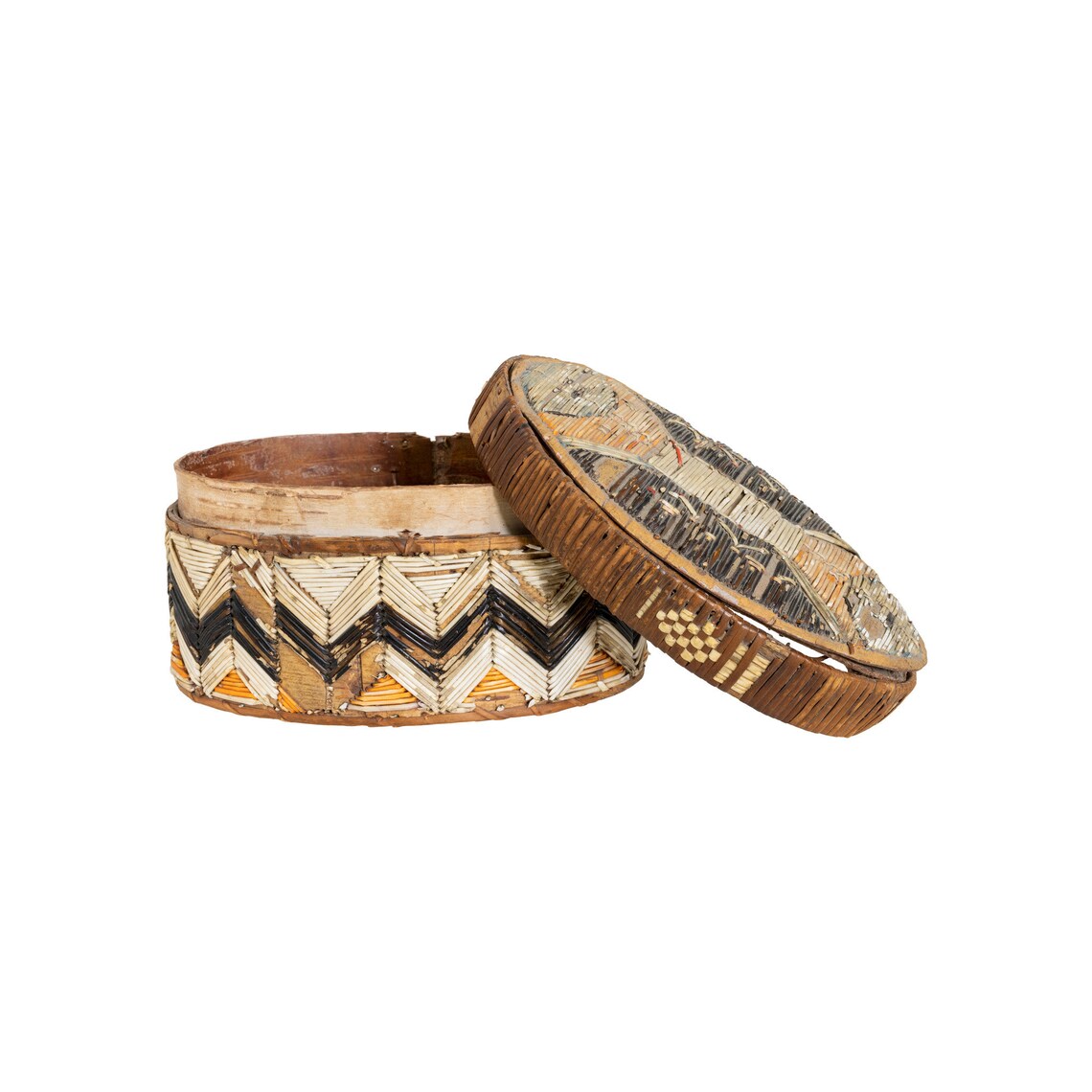 Micmac Quilled Birch Bark Box - Etsy