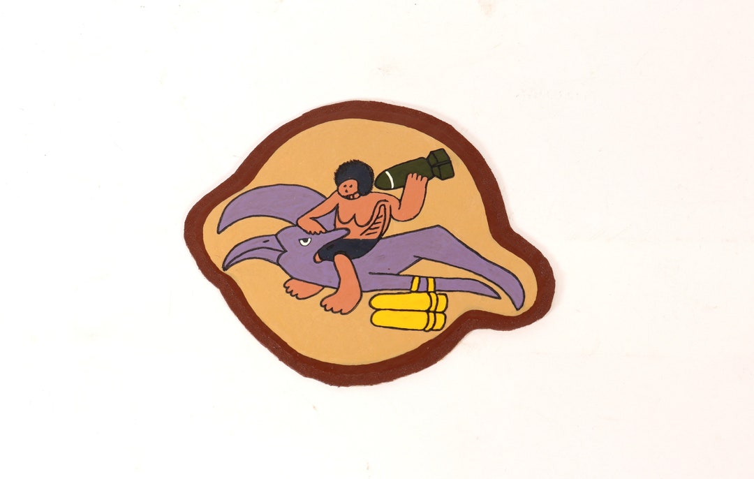 407th Bomb Squadron Vintage Leather Patch - Etsy