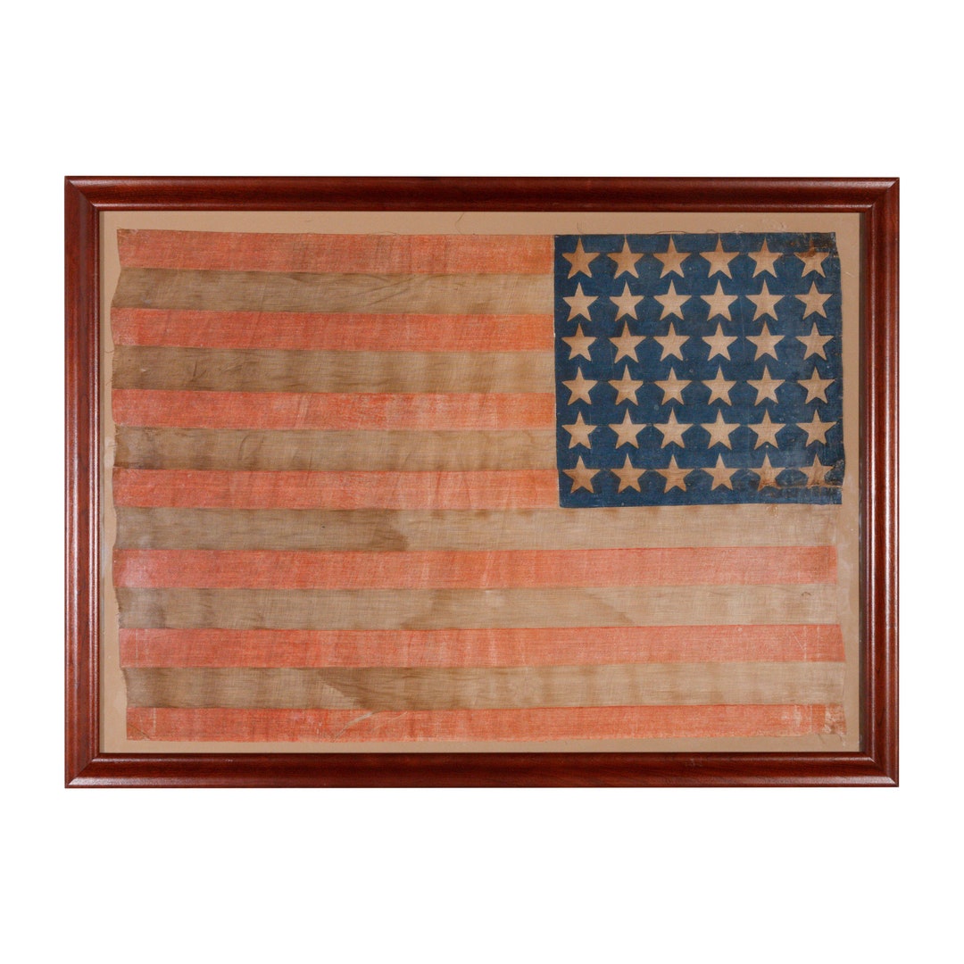 Antique 1864 Nevada Statehood Flag - Etsy