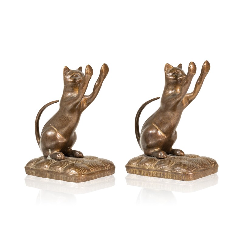 Cat Bookends - Etsy