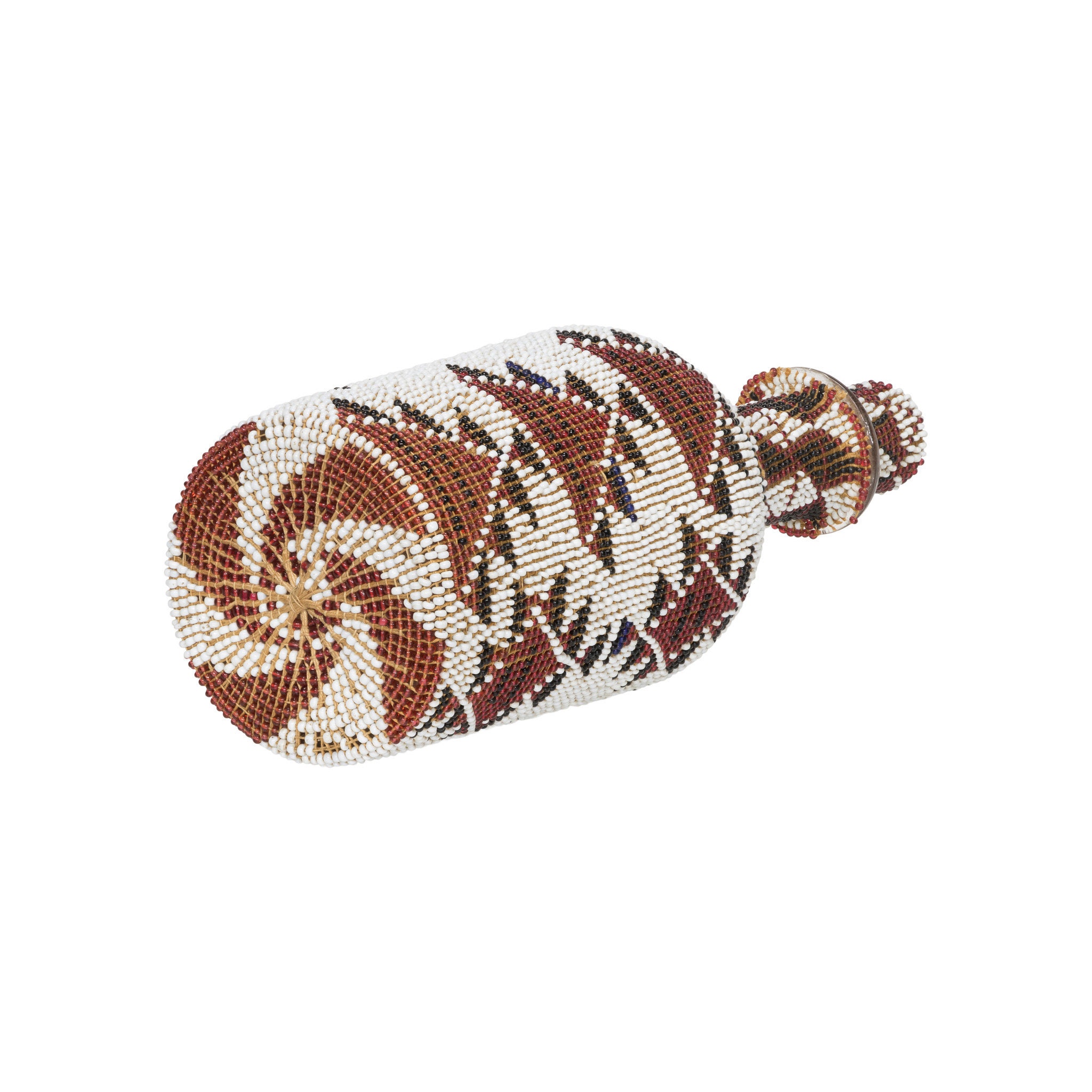 Native American Pitt River Beaded Bottle Basket - Etsy