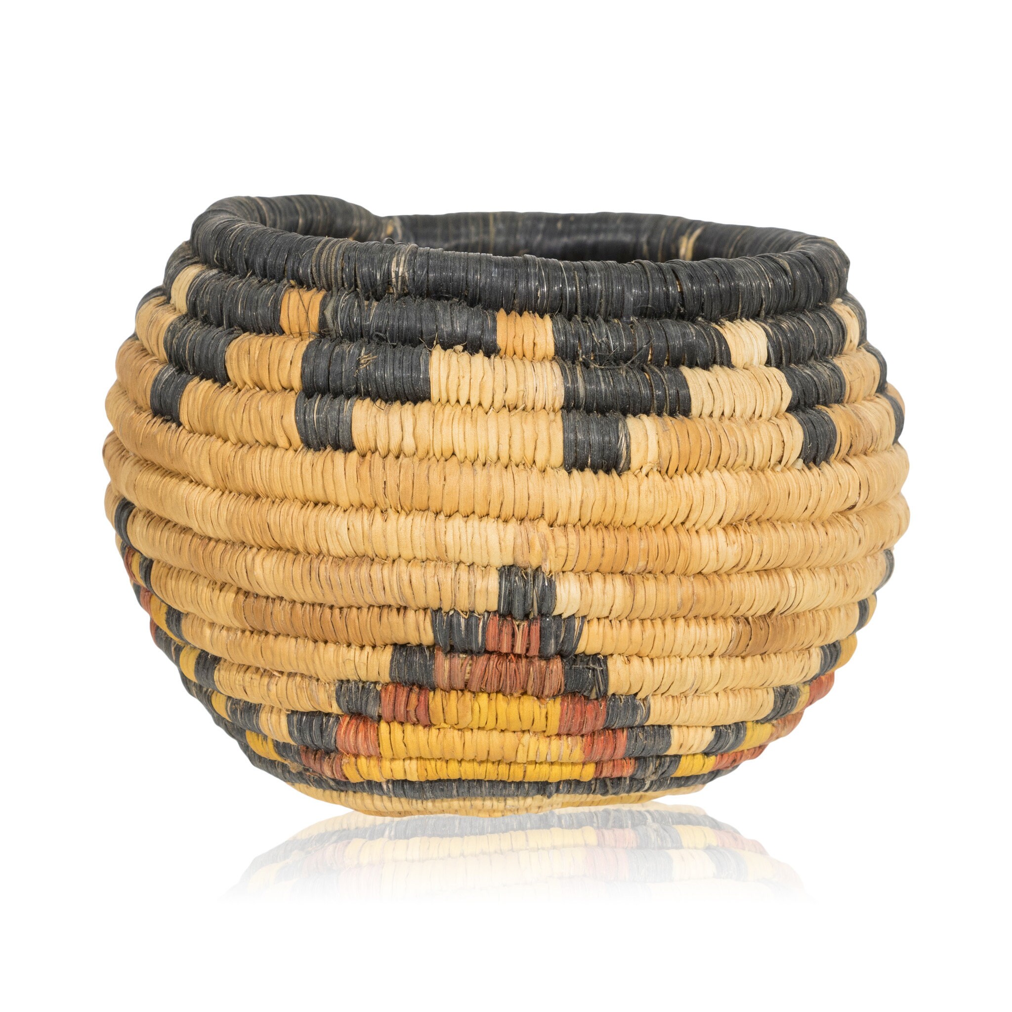 Native American Hopi Basketry Bowl - Etsy