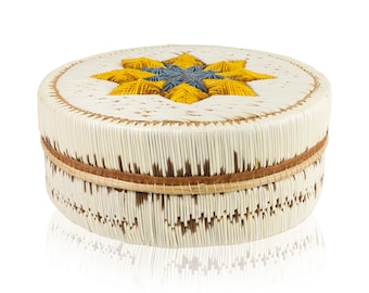 Quilled Birch Bark Box | Etsy