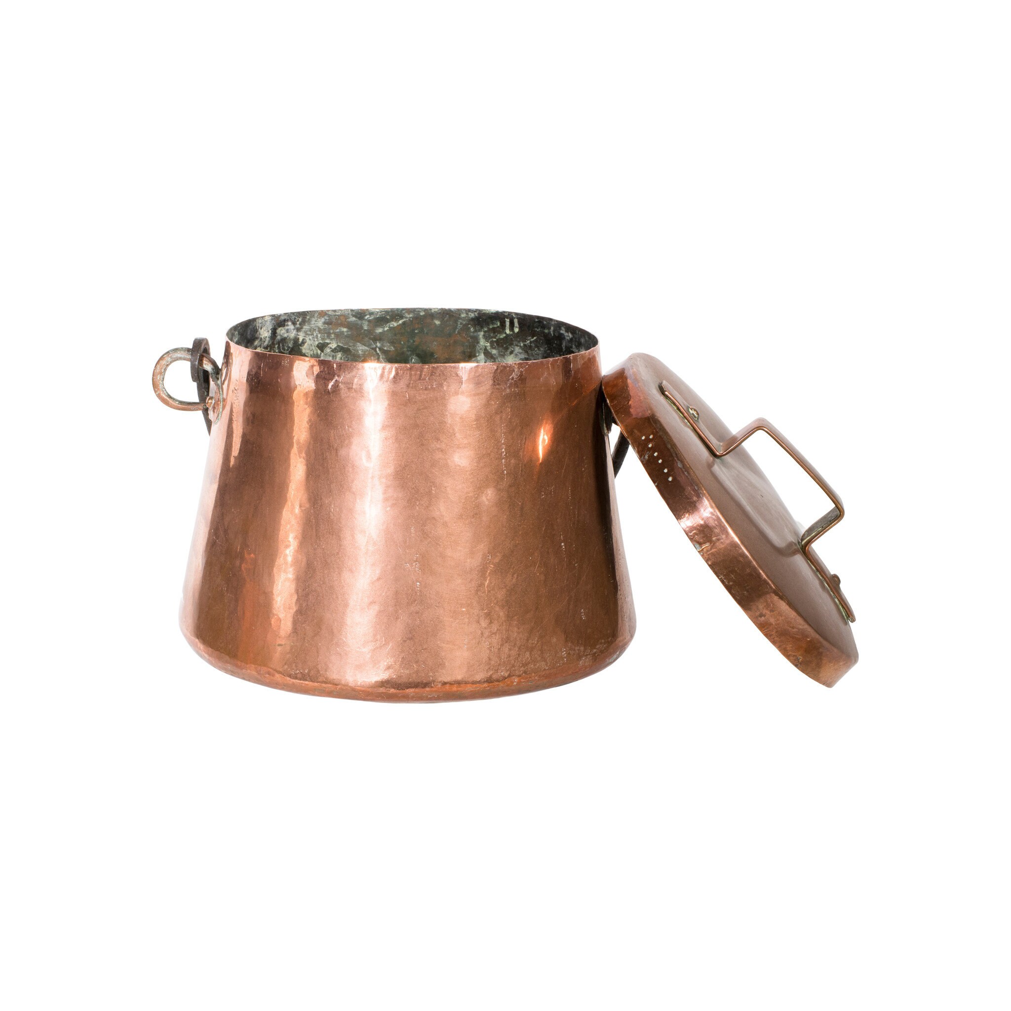 French Copper Lidded Stock Pot - Etsy