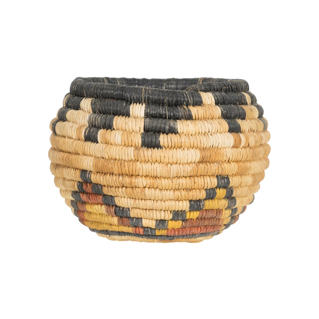 Native American Hopi Basketry Bowl - Etsy