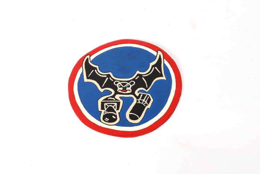 645th Bomb Squadron Vintage Leather Patch - Etsy