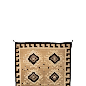 Vintage Navajo Two Grey Hills Wool Weaving - Etsy
