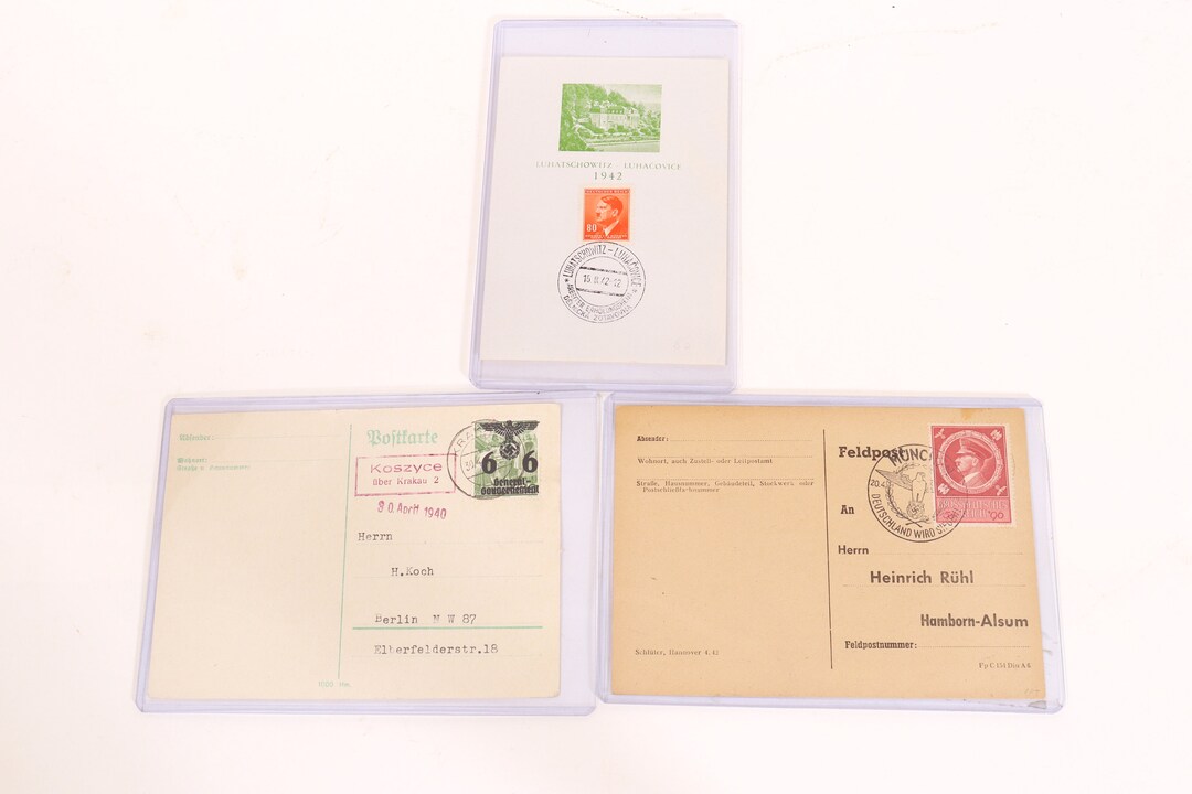 Three Vintage German Postcards - Etsy
