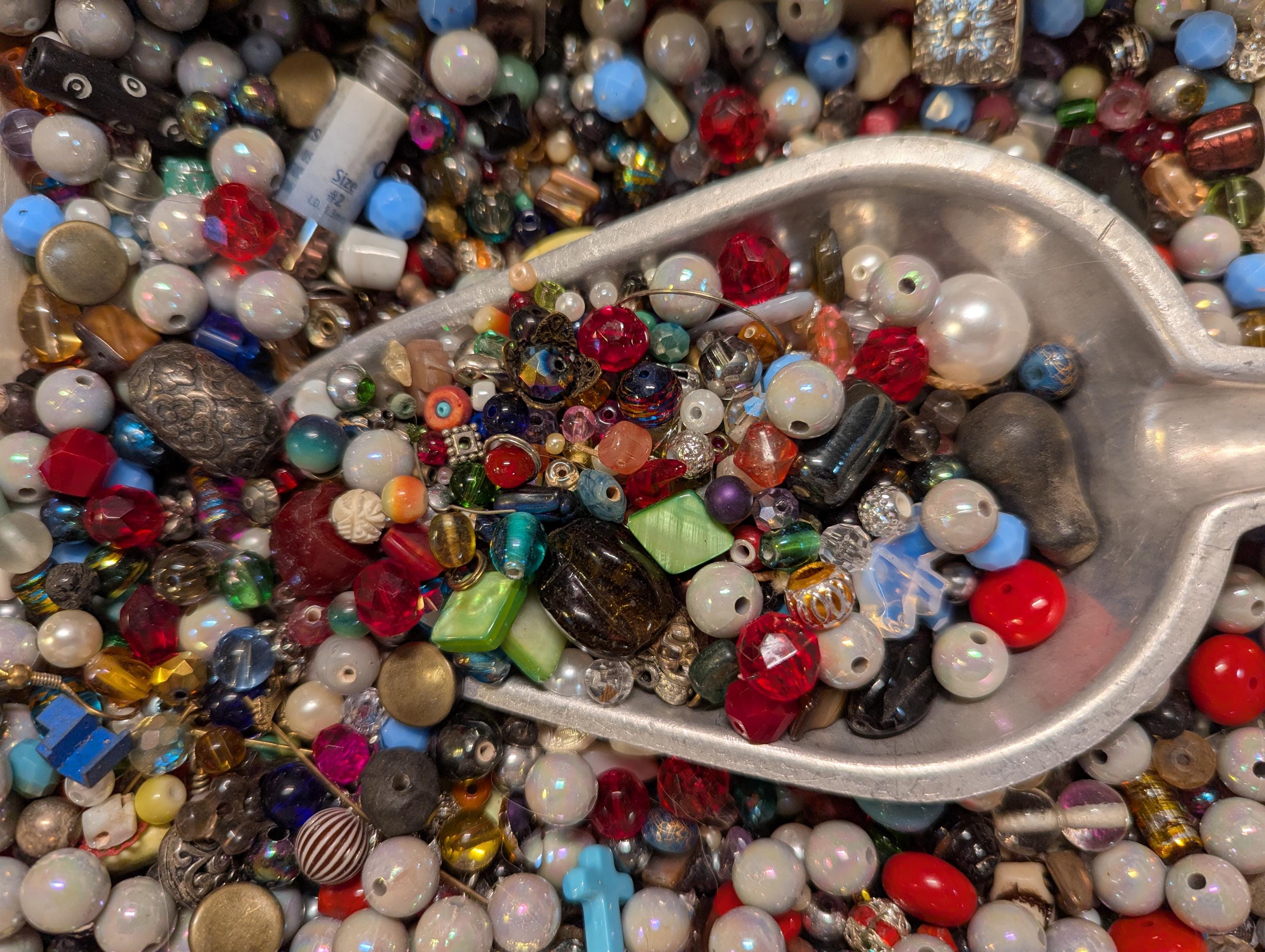 6oz Mixed Bead Soup: Glass, Stone, Metal Jewelry Making Supplies - Etsy