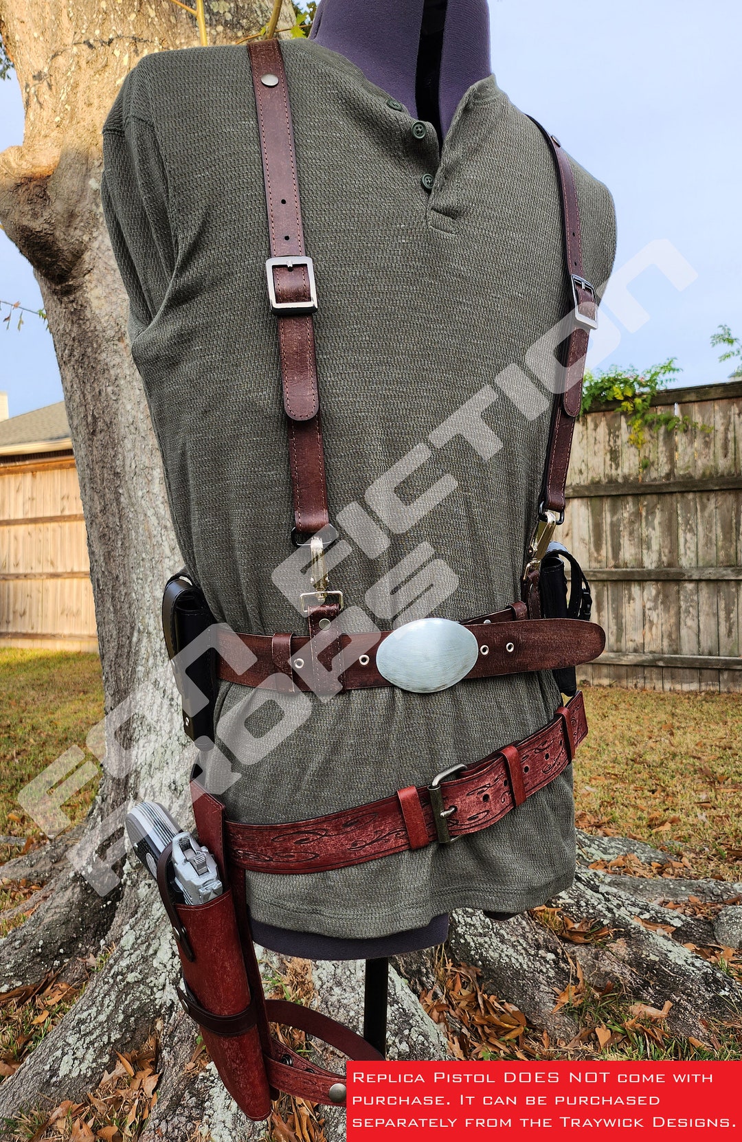 Jake Muller Inspired Leather Belt and Harness Costume Set - Etsy