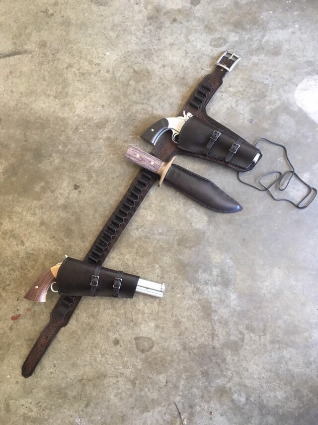 John Marston Inspired Red Dead Redemption Gun Belt | Etsy