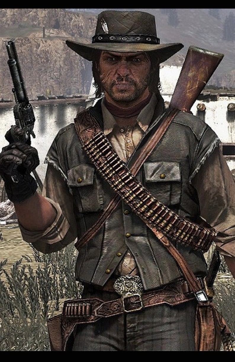 Red Dead Redemption 2 Inspired John Marston Costume Belt - Etsy