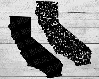 State of California SVG JPEG PNG Cut File Cricut Cut File - Etsy