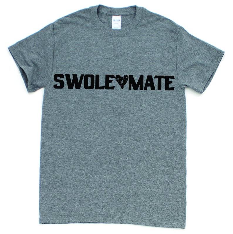 Swolemate SVG, Swolemate Grunge SVG, Weightlifting Soul Mate SVG, Gym ...