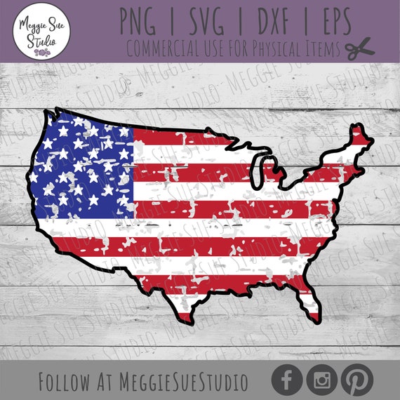 United States of America SVG USA Vintage America SVG - Etsy