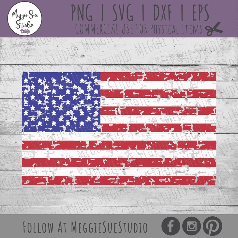 Vintage American Flag SVG American Flag Graphic SVG Vintage - Etsy