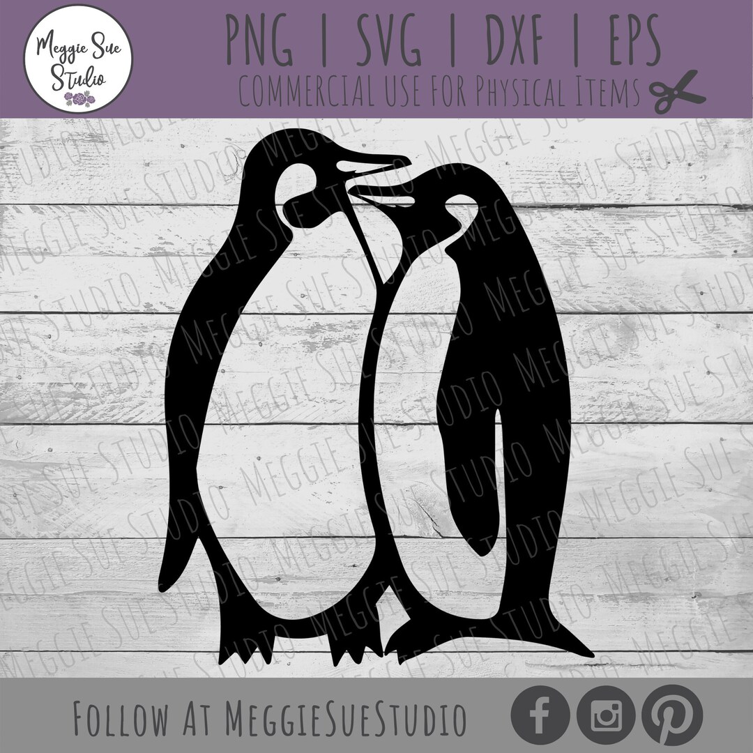 Penguin SVG, Penguins Clipart SVG, Penguin Cut File SVG, Penguin ...